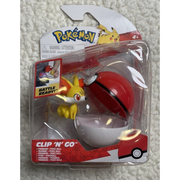 Jazwares | Toys | Pokemon Clip N Go Fennekin With Classic Poke Ball ...